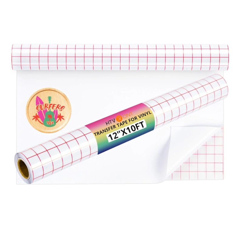 HTVRONT Transfer Tape for Vinyl - 12" x 10 FT w/Red – Sijiu