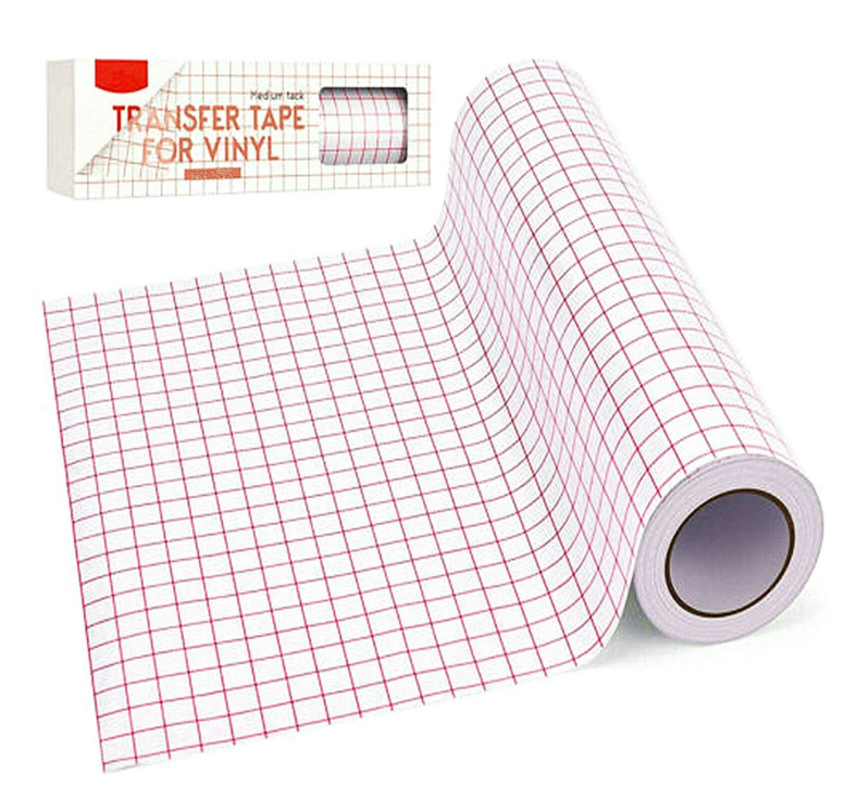 HTVRONT 12" x 80 Feet Transfer Tape for Vinyl with Red – Sijiu